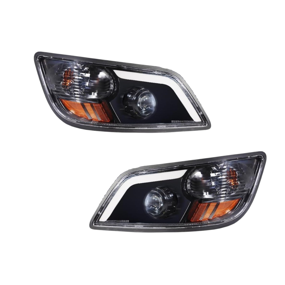 Hino 238/258/268/338/358 Black Projector Headlight Assembly — Evertrust ...